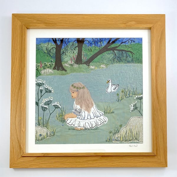 Textile art and embroidery by British textile artists on Folksy