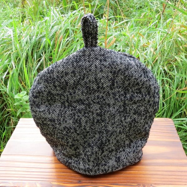A manly herringbone tea cosy. A small cosy to ... - Folksy