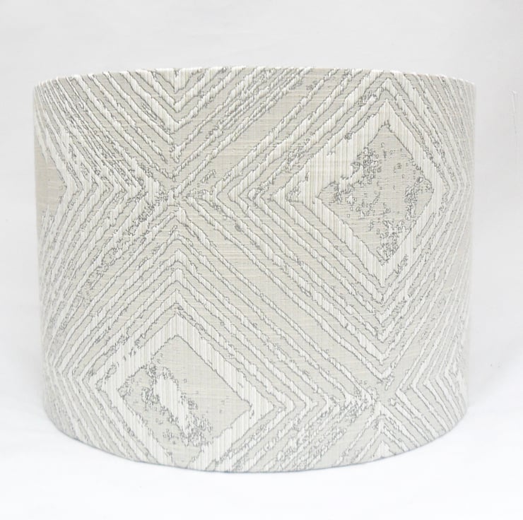 Silver lampshade - Folksy