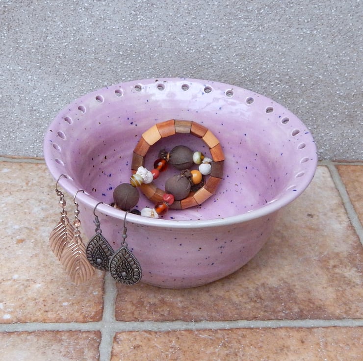 Jewellery earring bowl for organising and displ... - Folksy