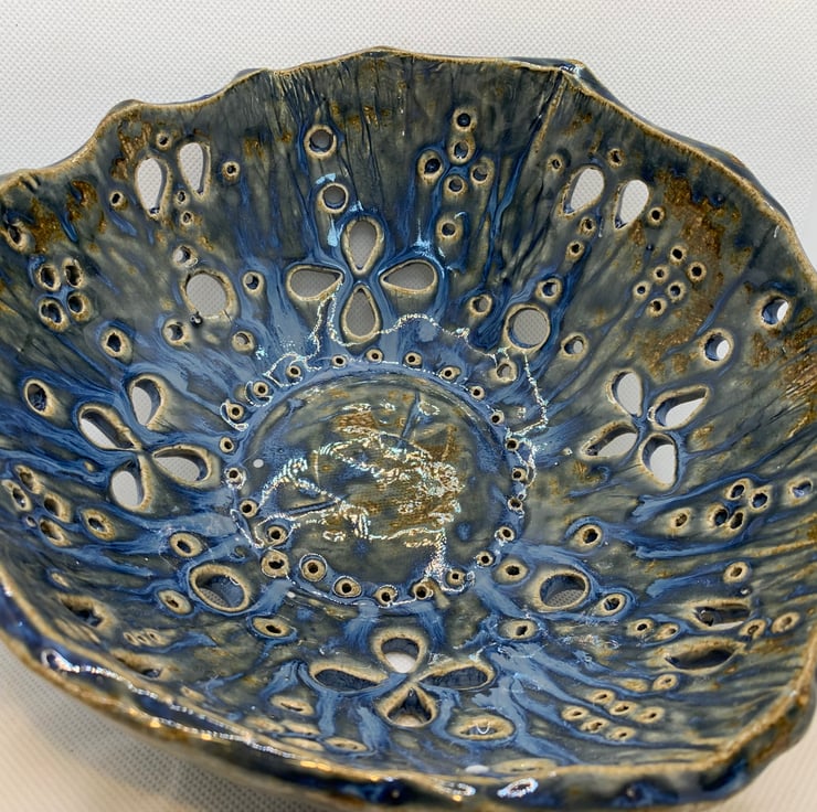 Stoneware Fruit Bowl - Folksy