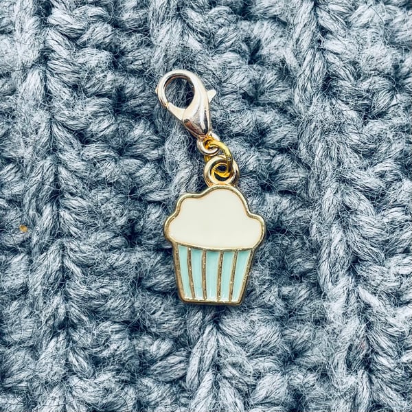 Cupcake Stitch Marker - Folksy