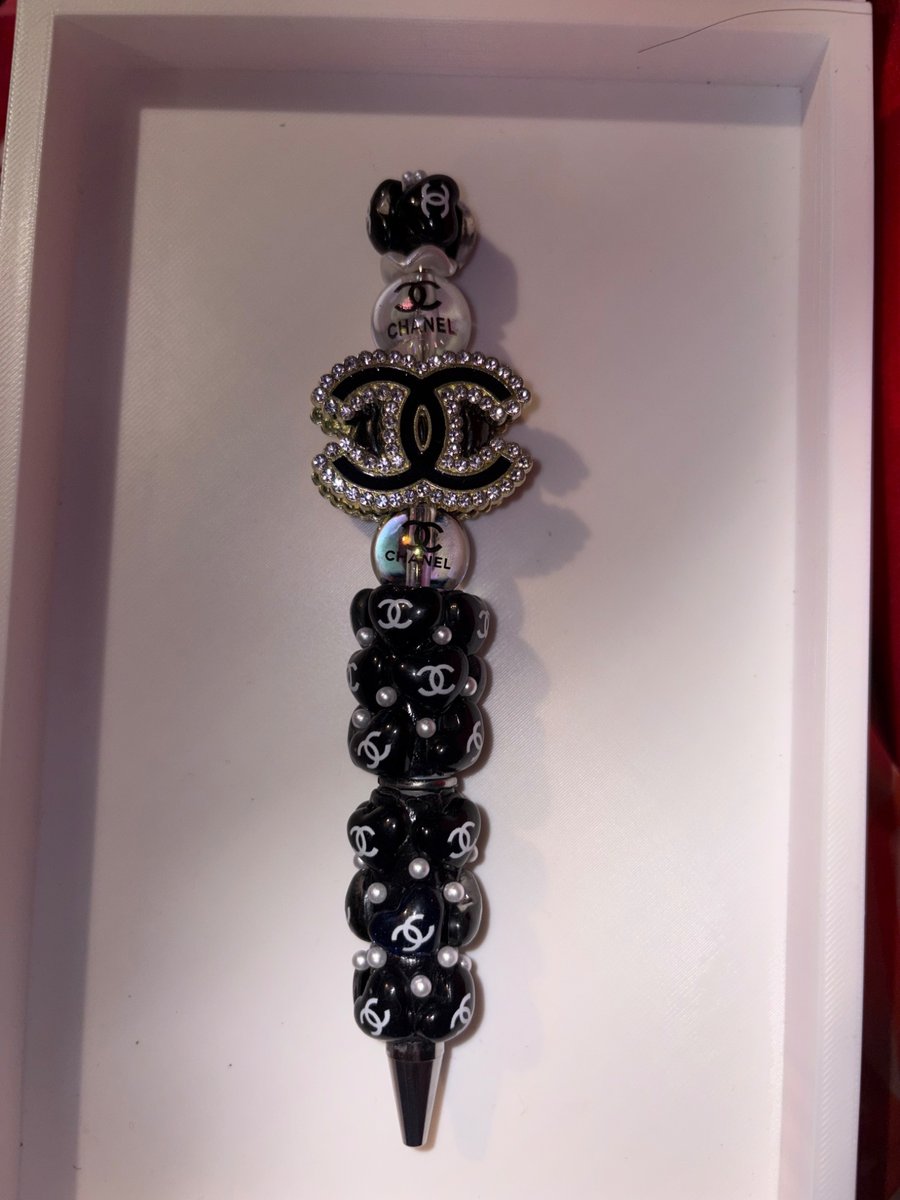 Designer inspired bling pen - Folksy