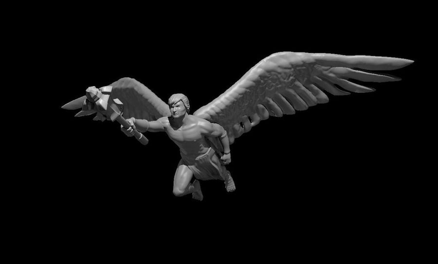 Deva - 3D Printed Resin DnD Pathfinder Figure M... - Folksy