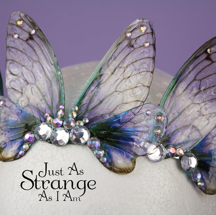 Enchanting Fairy Wing Tiara Crown Circlet Headd... - Folksy