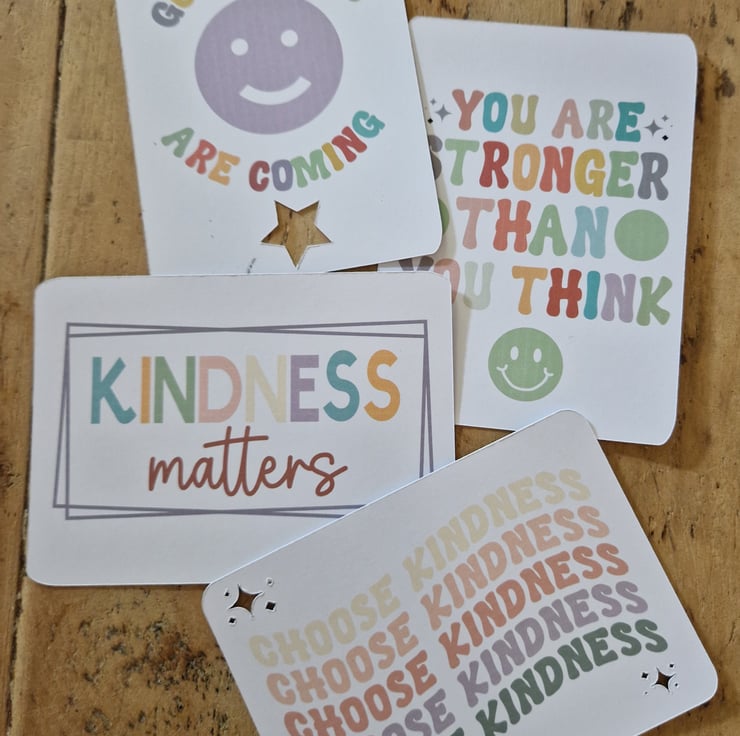 Positive affirmation postcards (set of 4) - Folksy