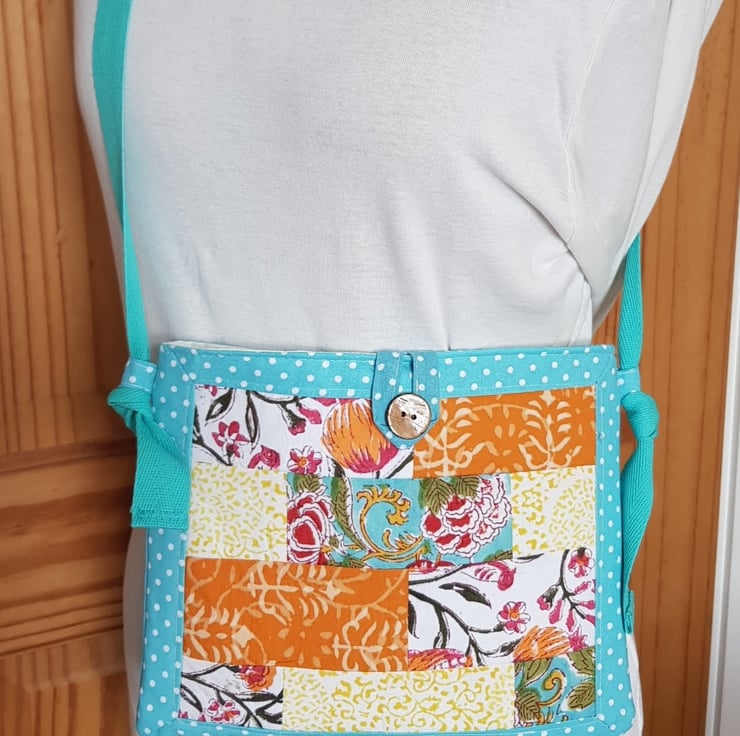 Patchwork Crossbody Bag - Folksy