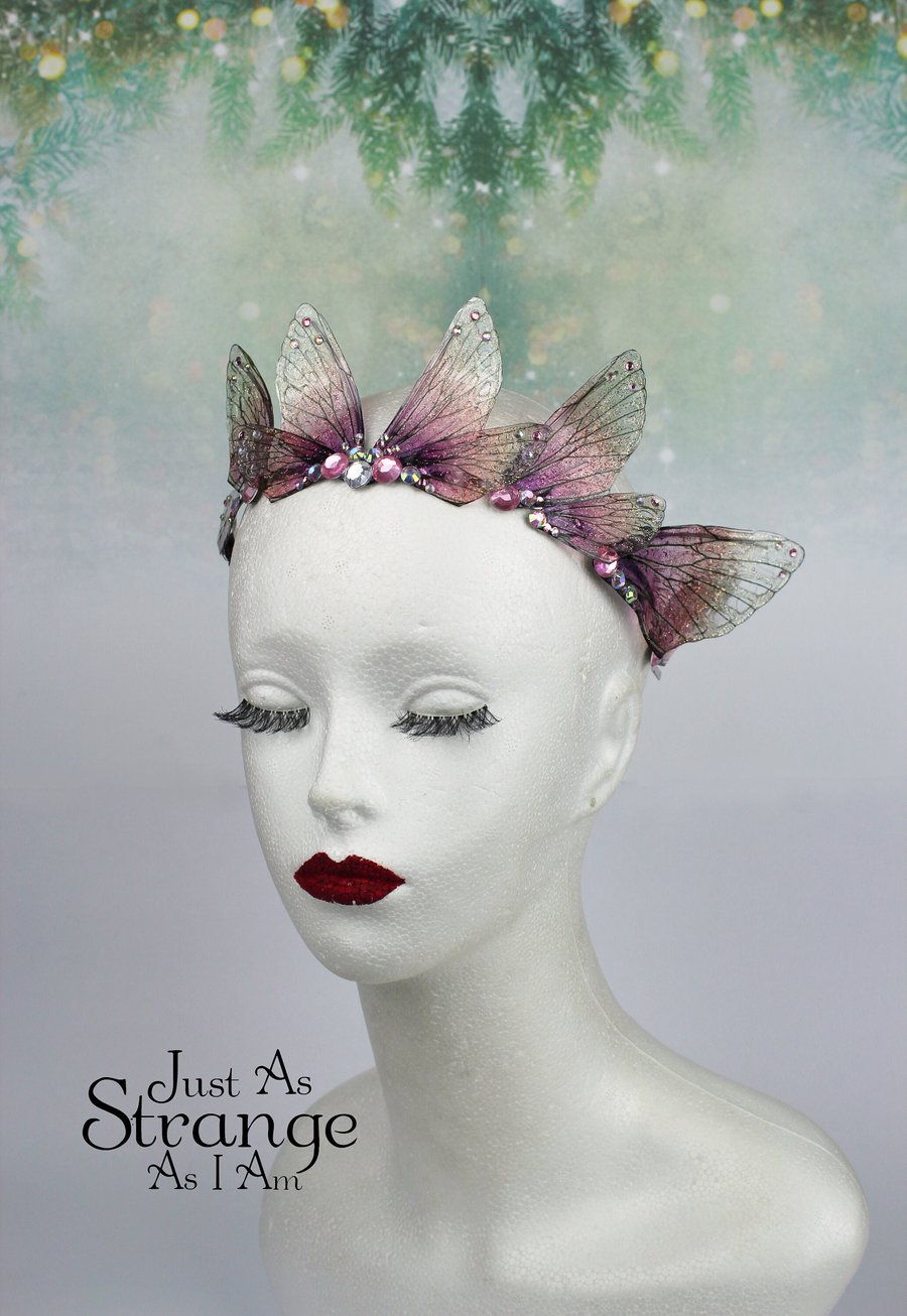 MADE TO ORDER - Enchanting Cicada Tropical Deep... - Folksy