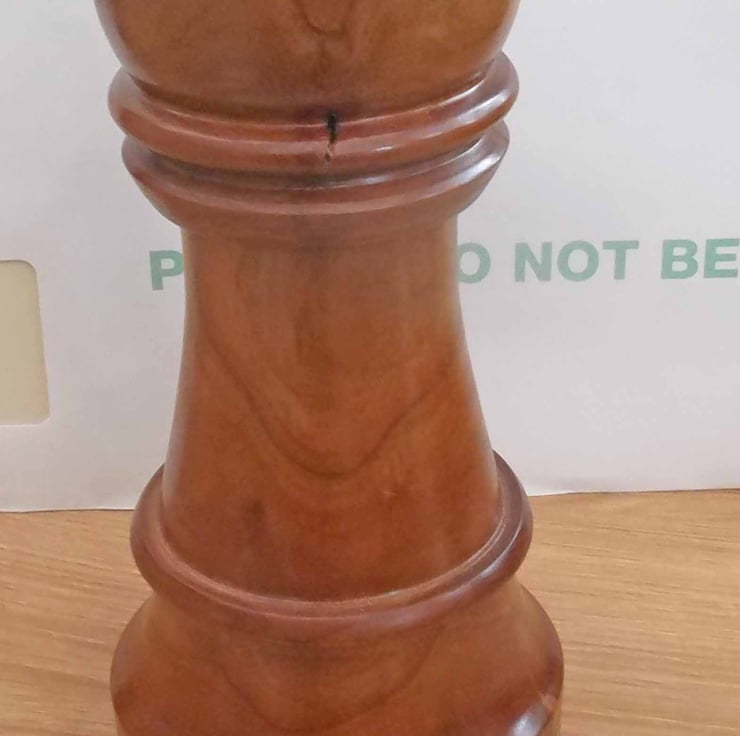 English cherry chess piece - Folksy