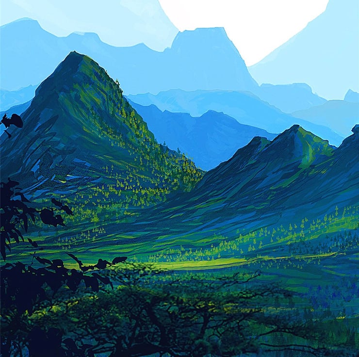 GREEN ARDA triptych: Tolkien’s Middle Earth Ins... - Folksy