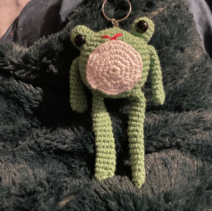 Frog Keyring - Folksy