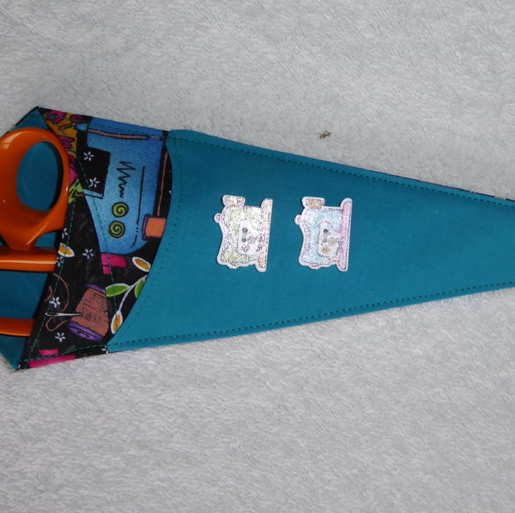 Scissor Holder. Fabric Scissor Case for 3 pairs... - Folksy