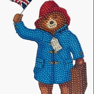 Paddington bear sticker diamond painting kit - Folksy