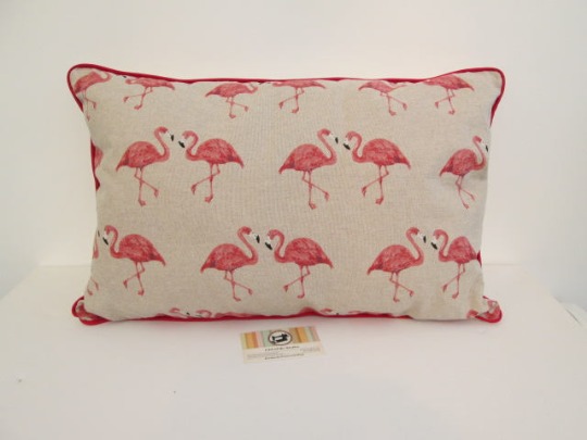 Flamingo Cushion - Folksy