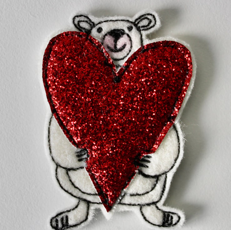 'Little Hug' Bear in a Box - Folksy