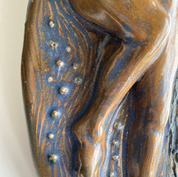 Small Mirror Wild Swimmer Ceramic Frame - Folksy