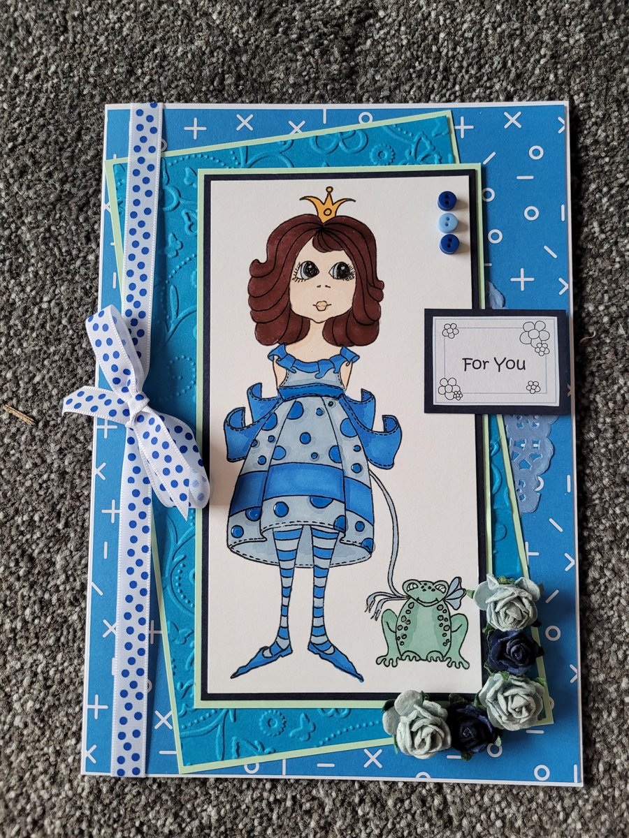 Fabulous girls card - Folksy