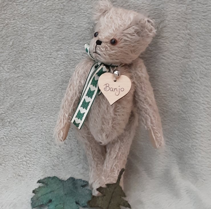 Unique collectable artist bear, handmade mohair... - Folksy
