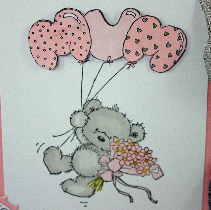 Cute bear Mum card - birthday or Mother's Day card - Folksy