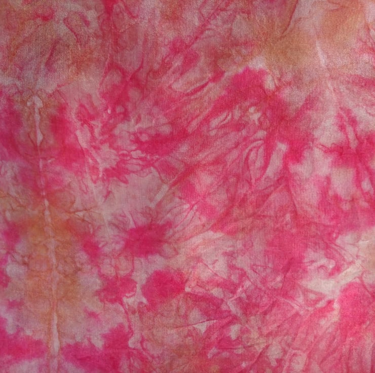 'Cabbage Rose' - Hand Painted Silk Scarf in ros... - Folksy