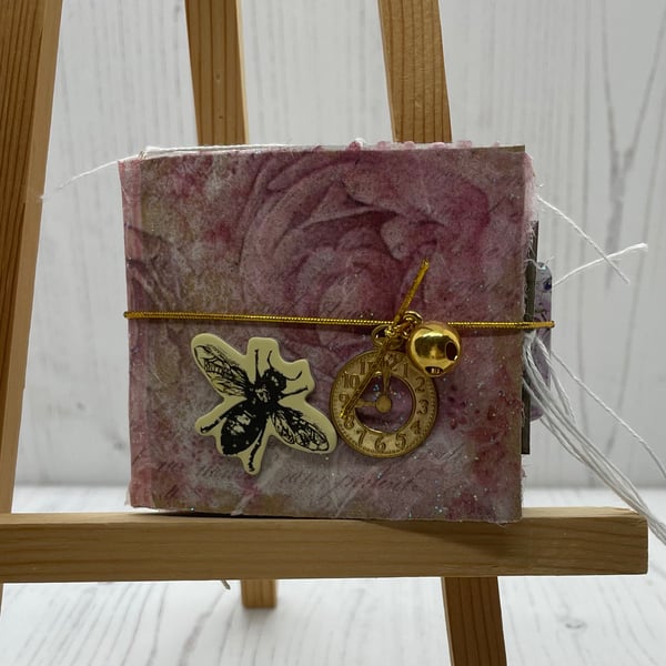 Pocket Mini Tag Tea Bag Book - Folksy