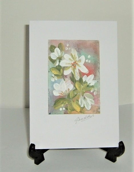 original hand painted greetings cards ( ref f 572) - Folksy
