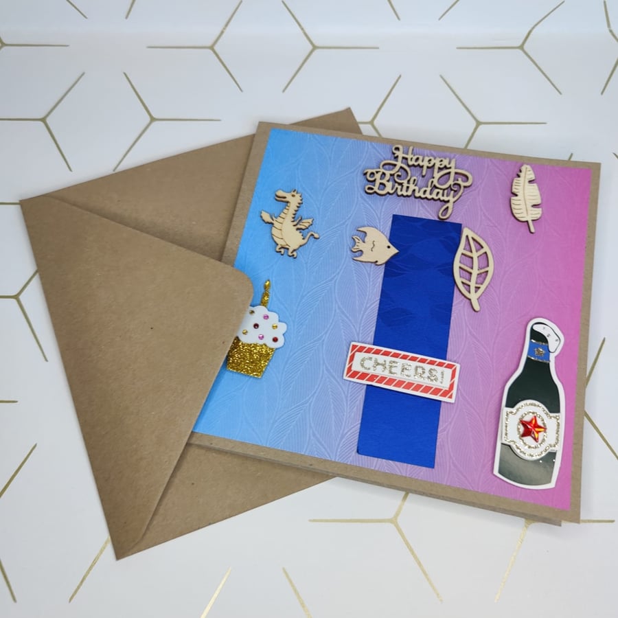 Bespoke Birthday Card - Folksy