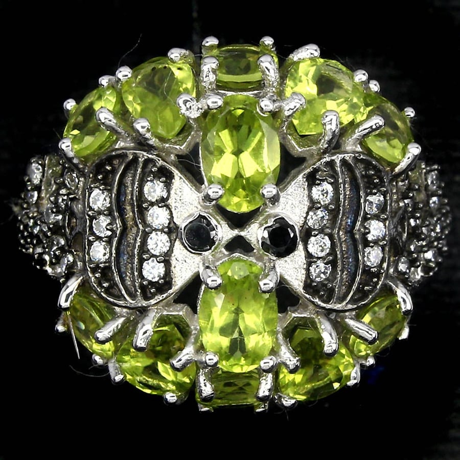 Peridot and Spinel Kissing Fishes Lovers in the... - Folksy