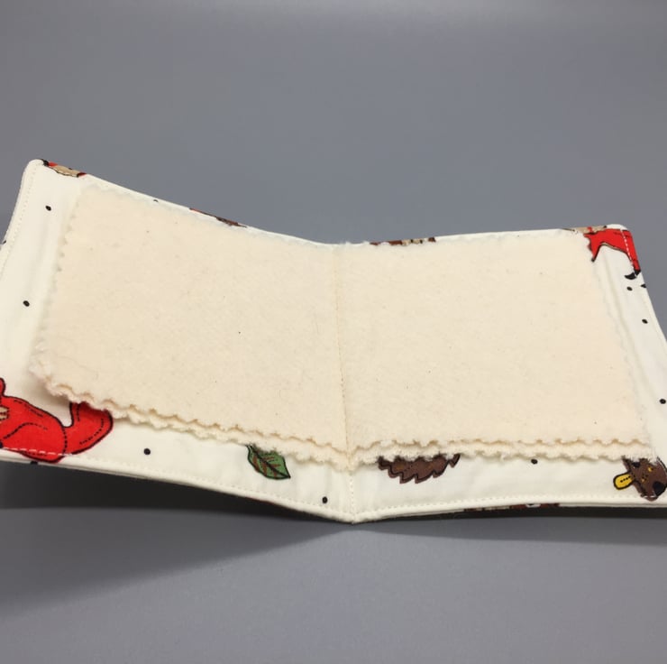 Forest creatures fabric Needle Case - Folksy