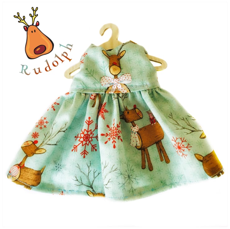 Rudolph Dress - Folksy