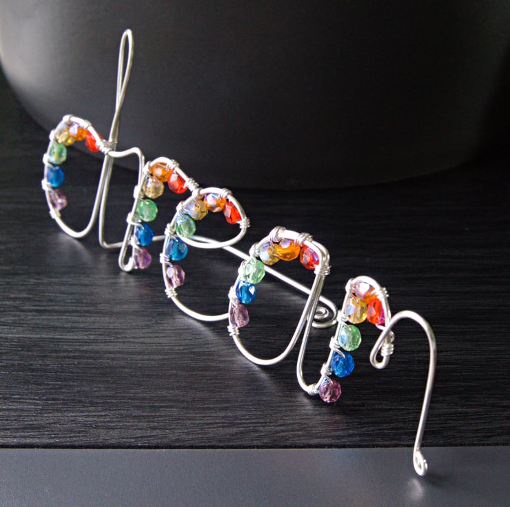 Rainbow Dream - Freestanding Wire Writing Decor... - Folksy