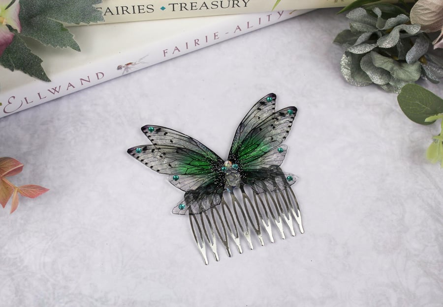 Magical Victorian Style Fairy Hair Comb - Deep ... - Folksy