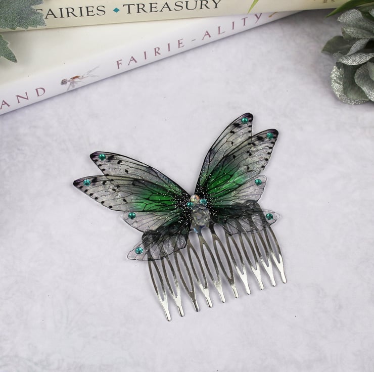 Magical Victorian Style Fairy Hair Comb - Deep ... - Folksy