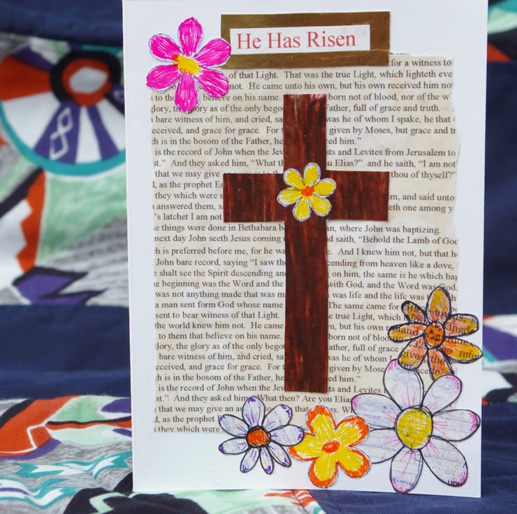 Easter Card Traditional Christian Religious Eas... - Folksy