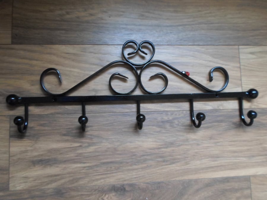 COAT RAIL.....................Wrought Iron (For... - Folksy