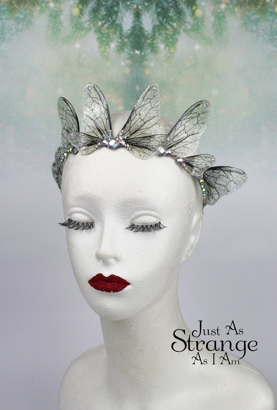 MADE TO ORDER - Ethereal Clear Silver Sparkle B... - Folksy