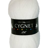 Cygnet dk yarn - white - Folksy
