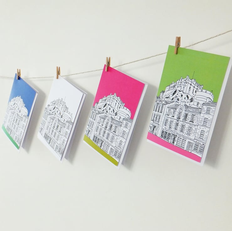 Edinburgh Cards - Folksy