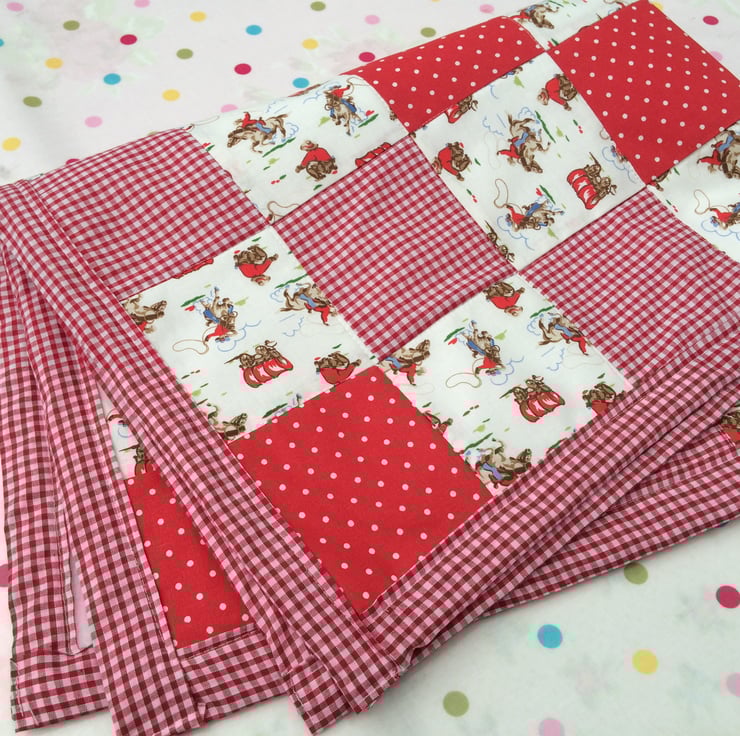 Patchwork quilted patchwork baby pram, car seat... - Folksy