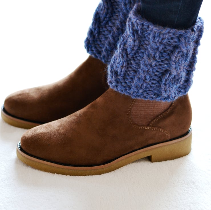 Boot Toppers Super Chunky Knitted Boot Cuffs, - Folksy