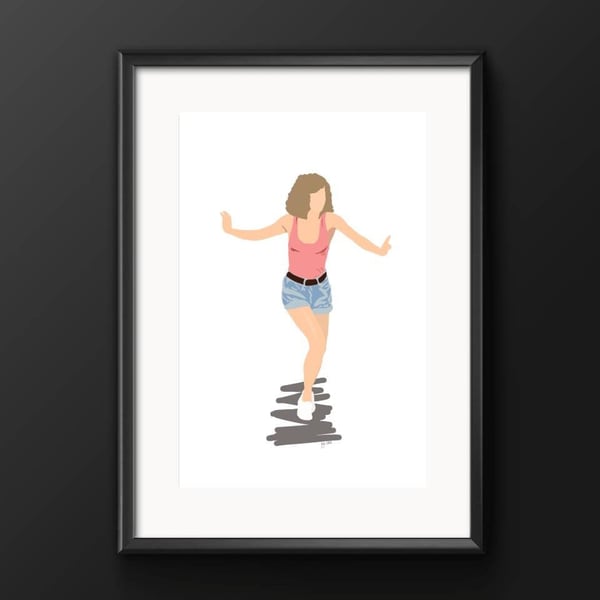 Dirty dancing design A4 print, unframed, wall a... - Folksy