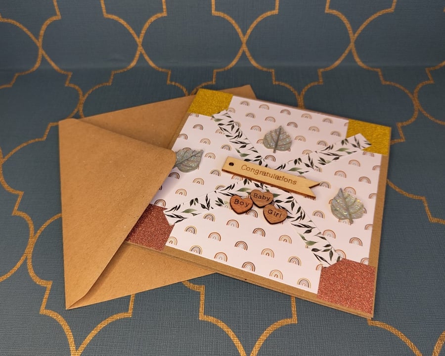 Bespoke Baby Card - Folksy