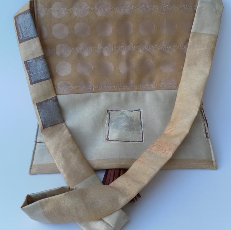 Beautiful, unique patchwork shoulder bag, long ... - Folksy