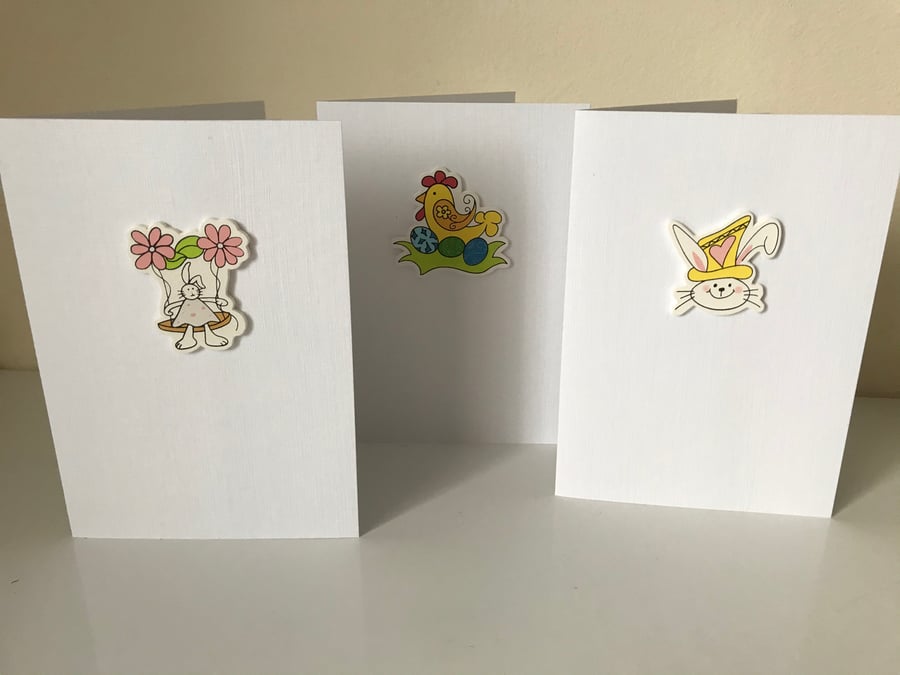 Set of 3 Easter Cards - Folksy