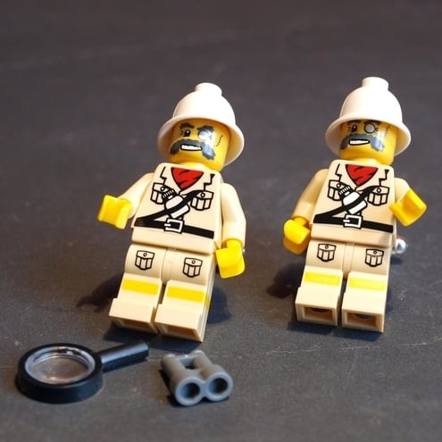 Jungle Explorers Lego Figure Cufflinks Lego Cuf... - Folksy