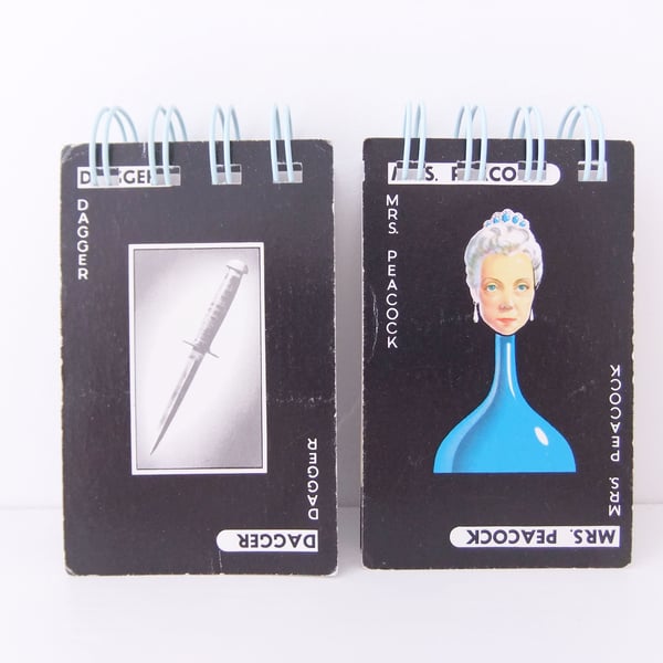 Cluedo notebooks - set of two mini notebooks -... - Folksy