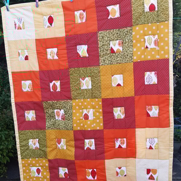 Patchwork Sofa Throw in an Original Design of A... - Folksy