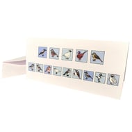 Cryptic Birds Happy Christmas Card - birds spel... - Folksy