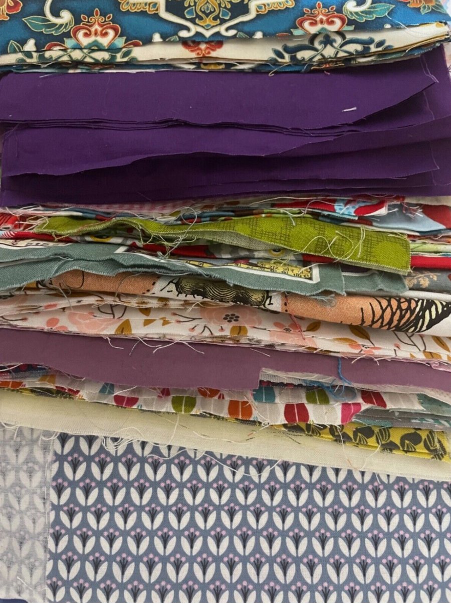 Random Scrap Bag of Quality Quilting Cotton Fabric - Folksy