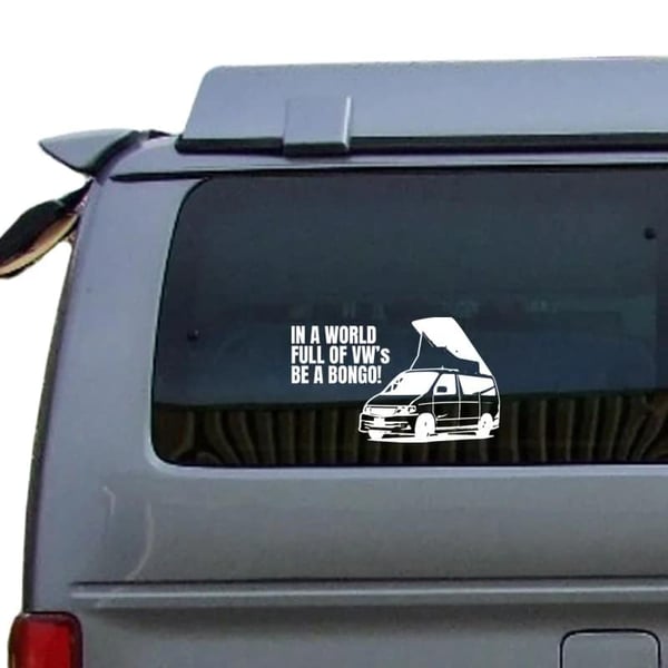 Mazda Bongo Friendee Vinyl Sticker Decals - Cam... - Folksy